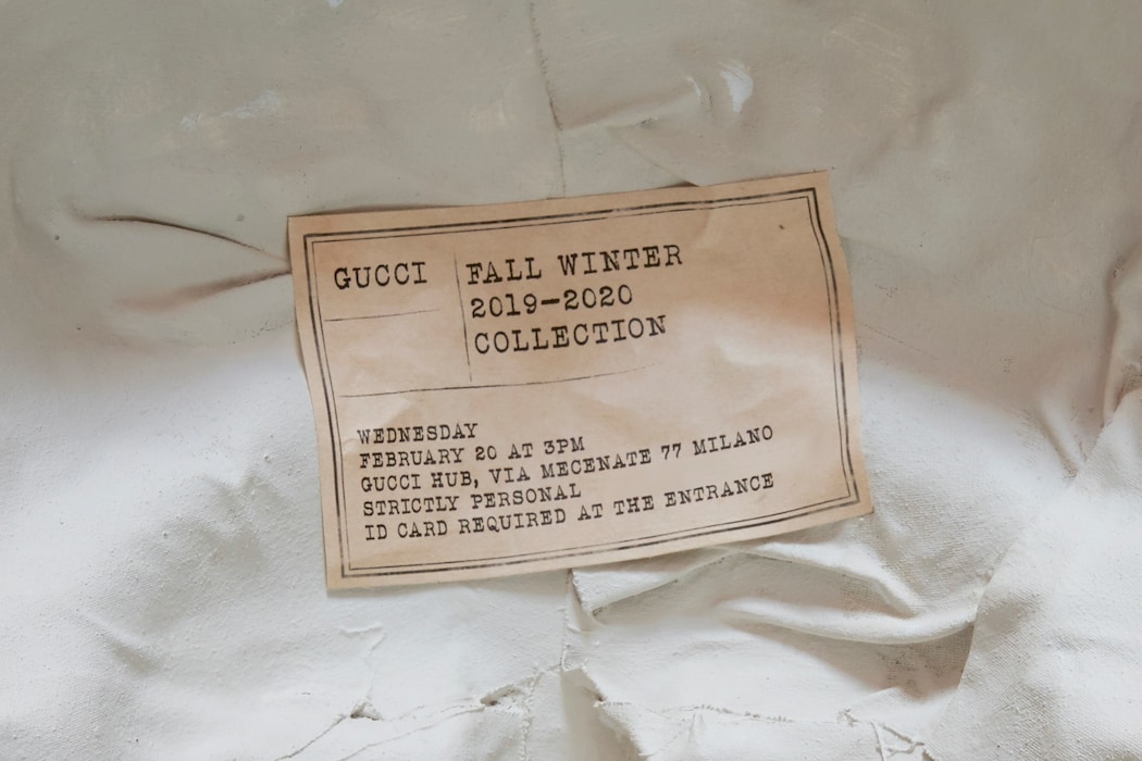 Exclusive: This Season’s Gucci Invitation is an Ancient Greek Mask ...