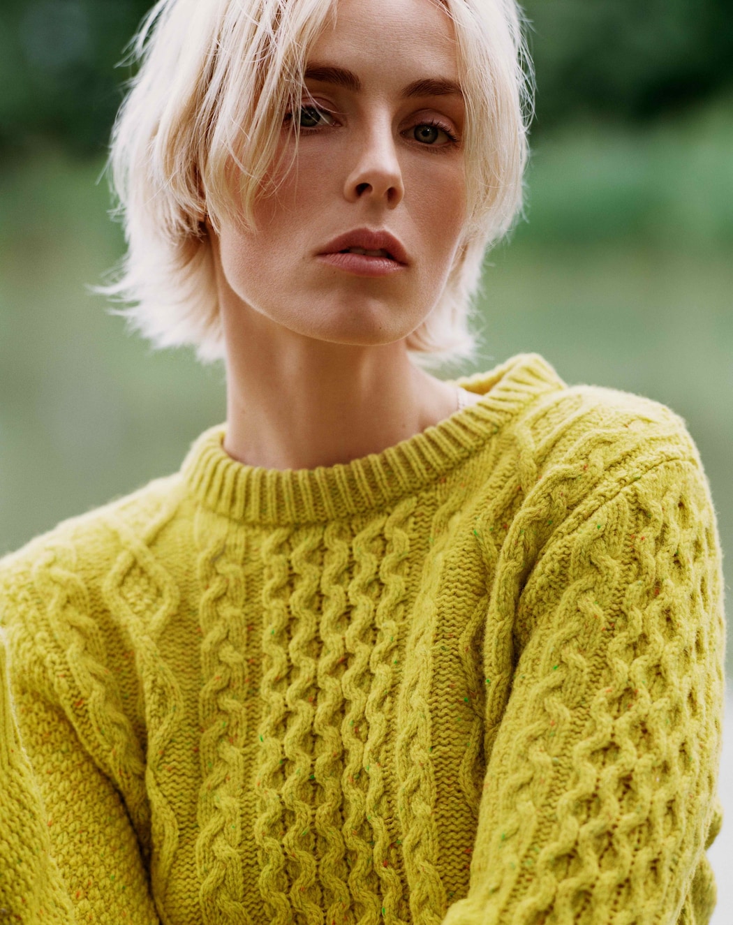 Edie Campbell Haircut