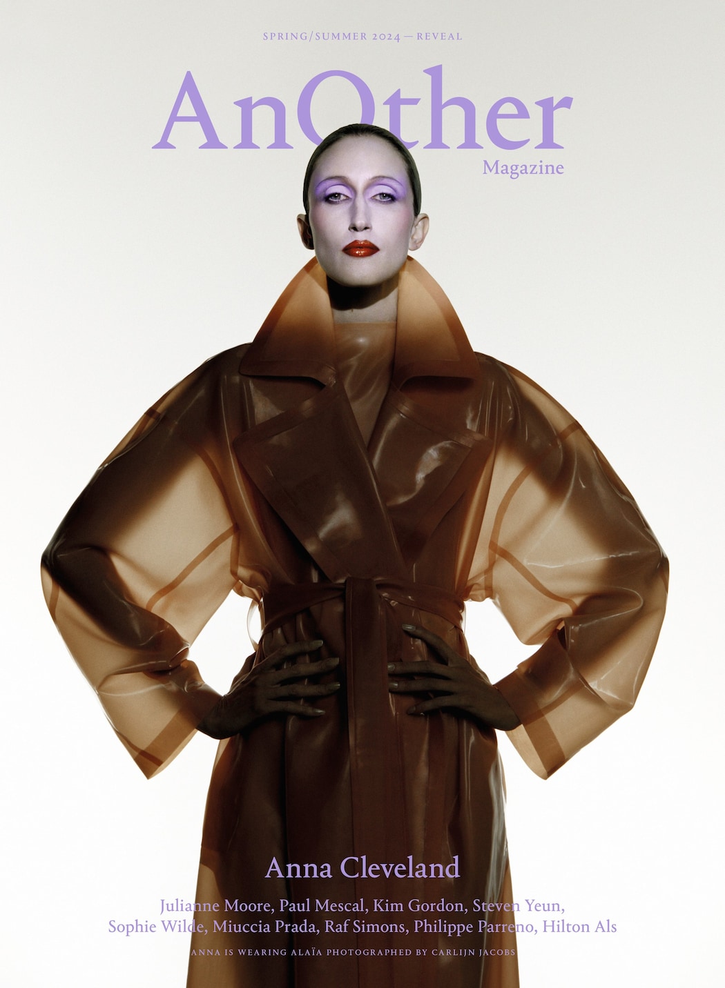 Carlijn Jacobs Captures Anna Cleveland in the S/S24 Collections | AnOther