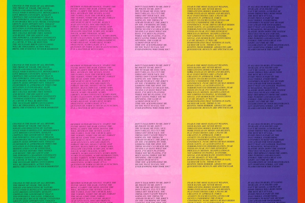 Jenny Holzer on the Power of the Word in Art | AnOther