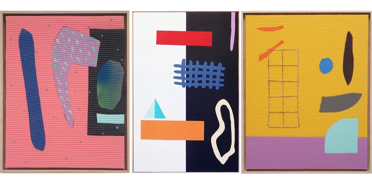 Artwork Fashioned From Yoga Mats | AnOther