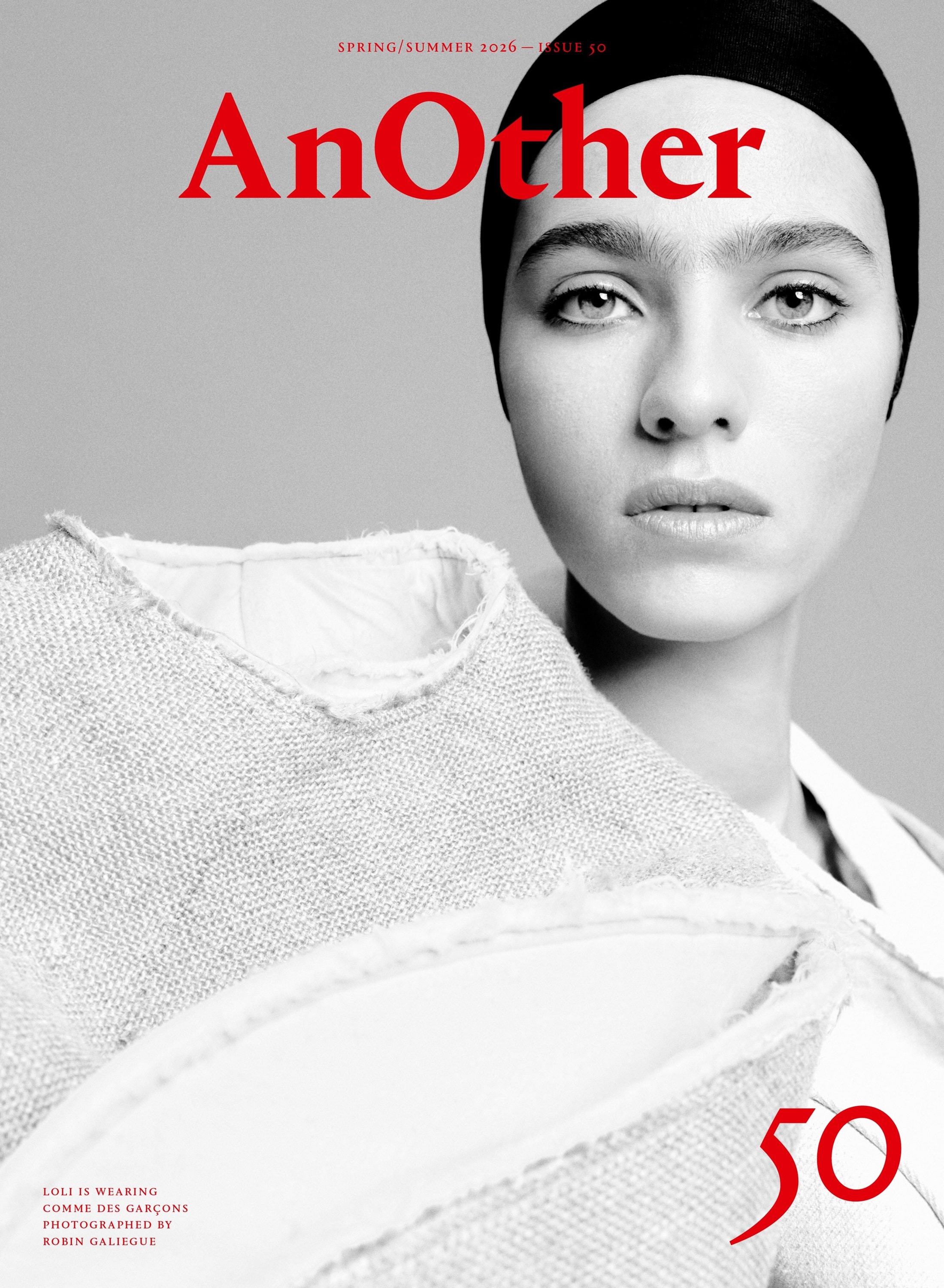 Cover: Loli Bahia is wearing Comme des Garçons | AnOther