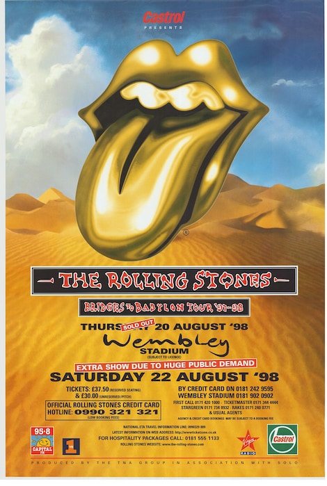 50 Years of Concert Posters from the Rolling Stones | AnOther