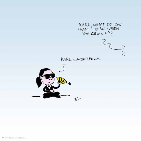 Fashion Cartoons: When They Were Kids | AnOther