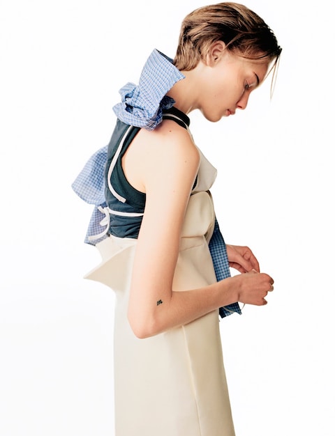 Model Penelope Ternes Strips Down and Layers Up for AnOther Magazine ...