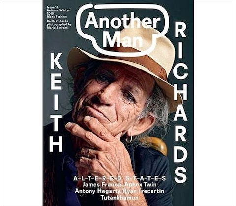 Keith Richards on the cover of Another Man A/W10 | AnOther