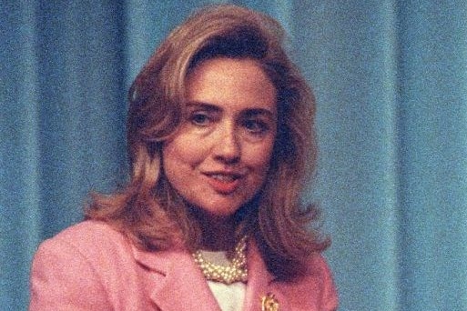 Hillary Clinton in Pastel Pink | AnOther