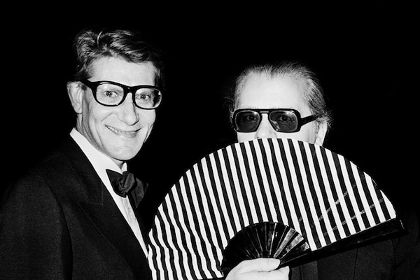 Karl Lagerfeld & Yves Saint Laurent at the Wool Secretariat, | AnOther