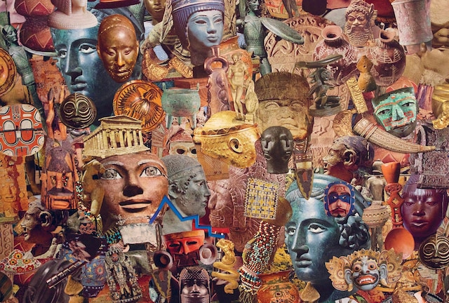 The Artist Recontextualising the History of Art Through Collage | AnOther