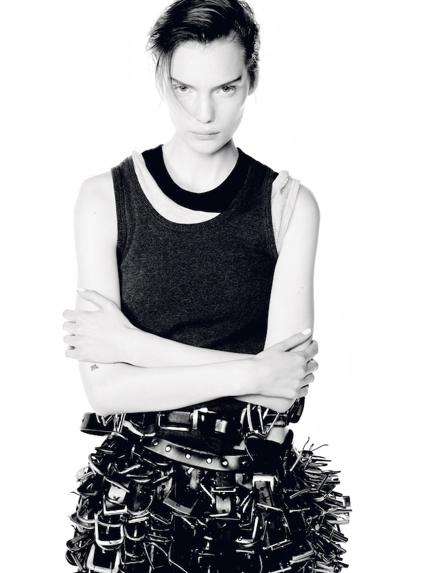 Model Penelope Ternes Strips Down and Layers Up for AnOther Magazine ...