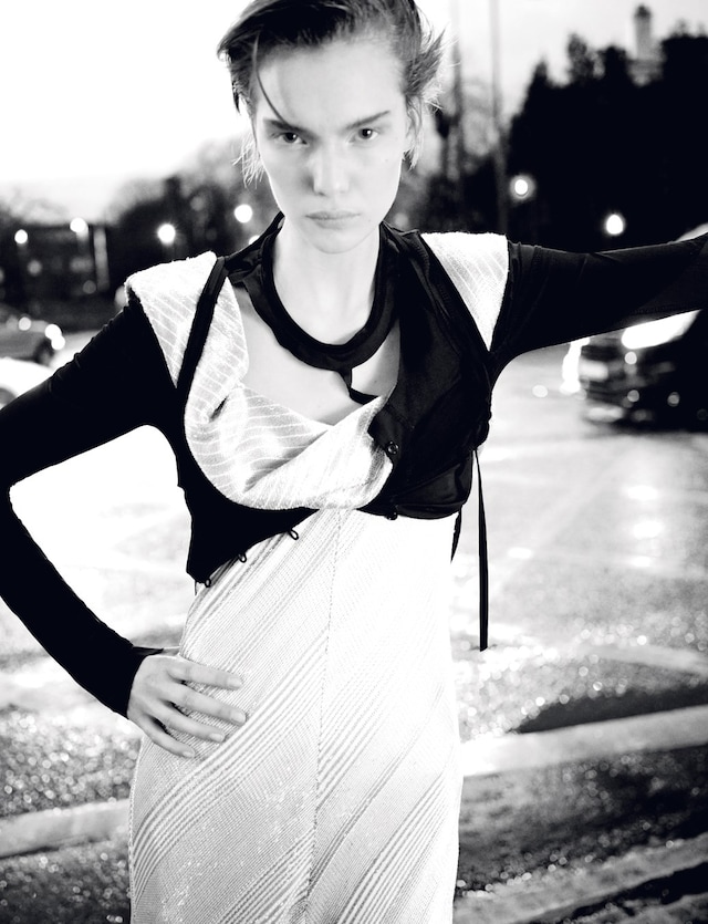 Model Penelope Ternes Strips Down and Layers Up for AnOther Magazine ...