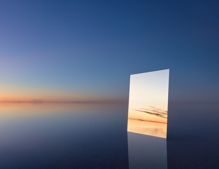 Surreal Photographs of a Giant Mirror Reflecting the Horizon | AnOther