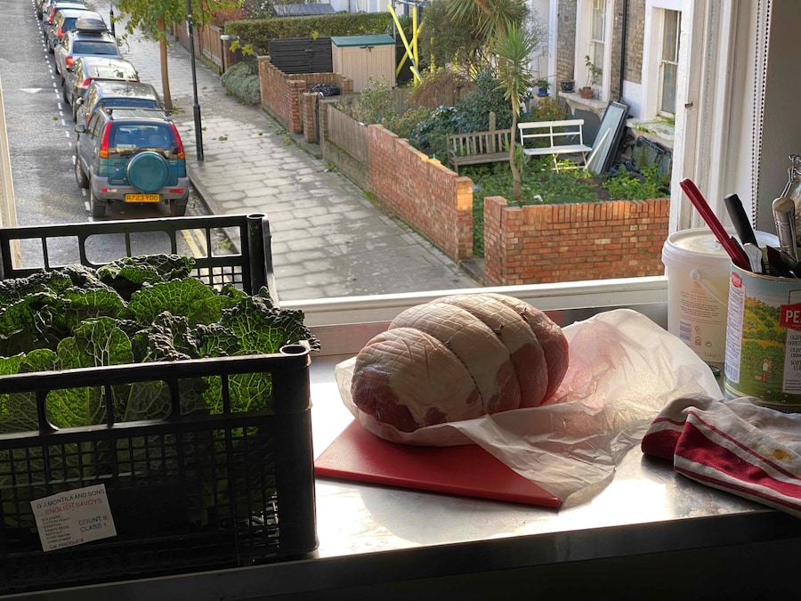 Cooking With Max Rocha: Roast Ham and Winter Greens | AnOther