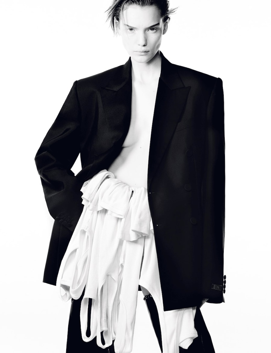 Model Penelope Ternes Strips Down and Layers Up for AnOther Magazine ...