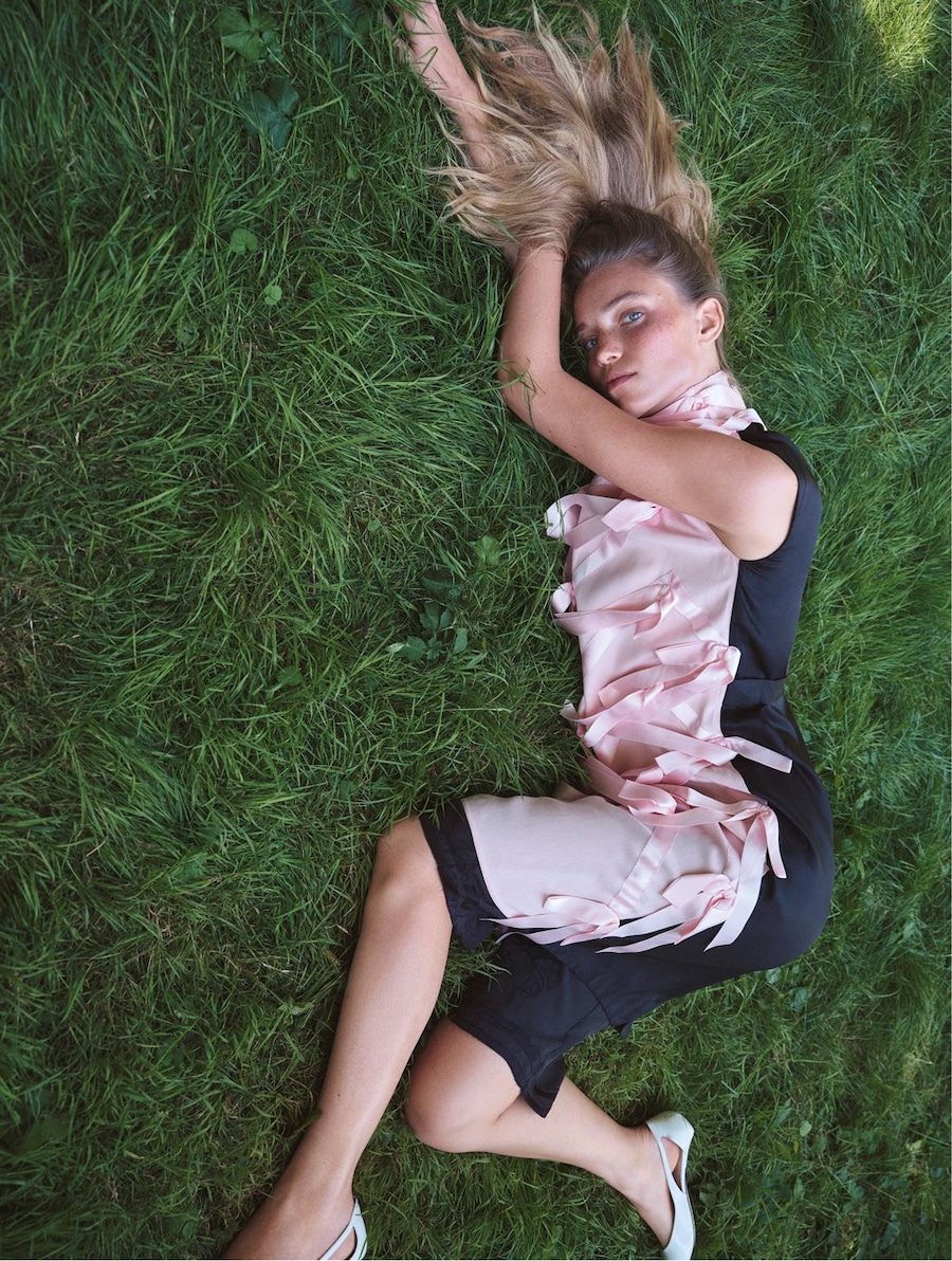 Clean-Cut and Coquettish: Prada’s A/W24 Collection Captured for AnOther ...